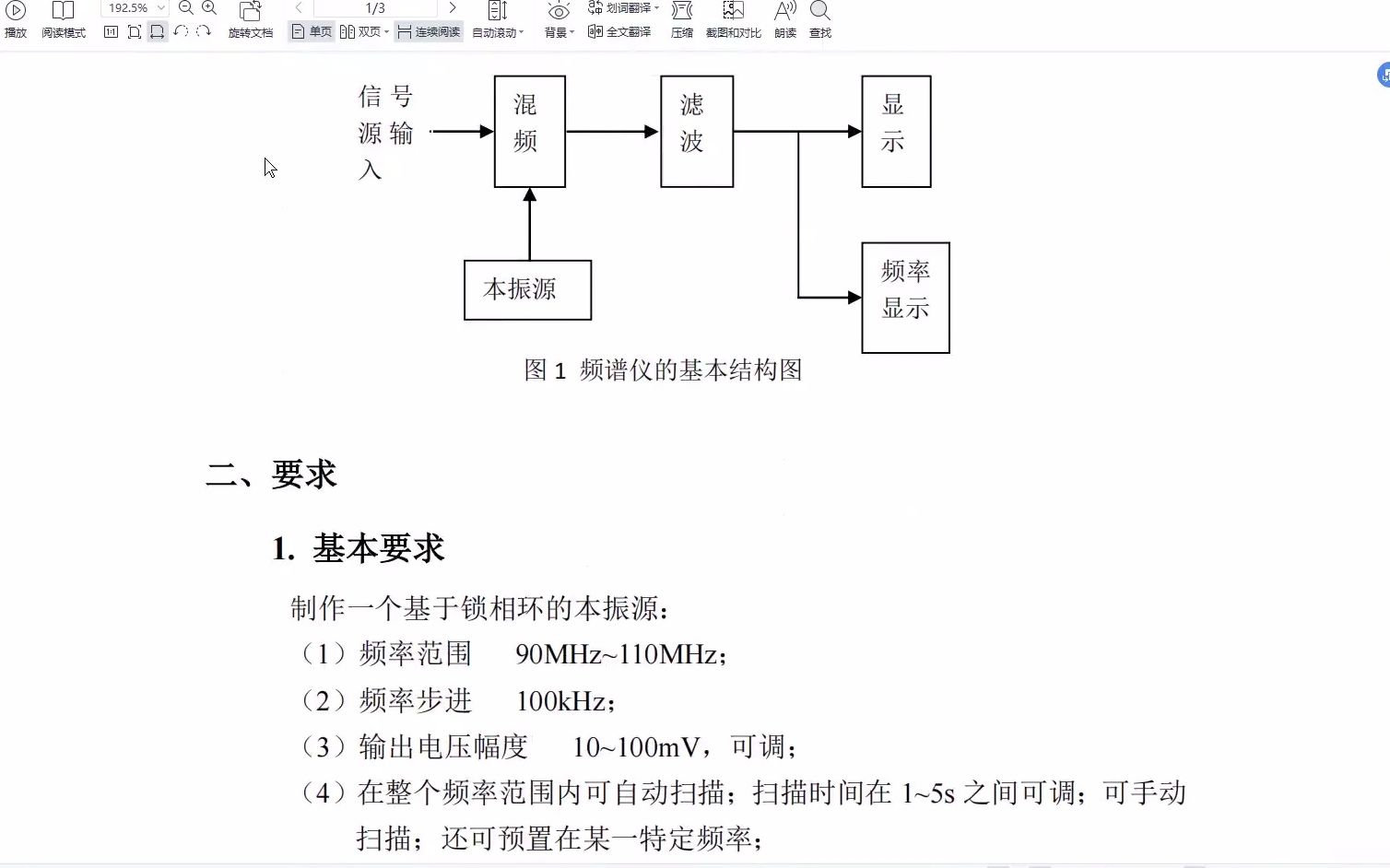 2015年电赛E题频谱仪硬件电路设计思路简述