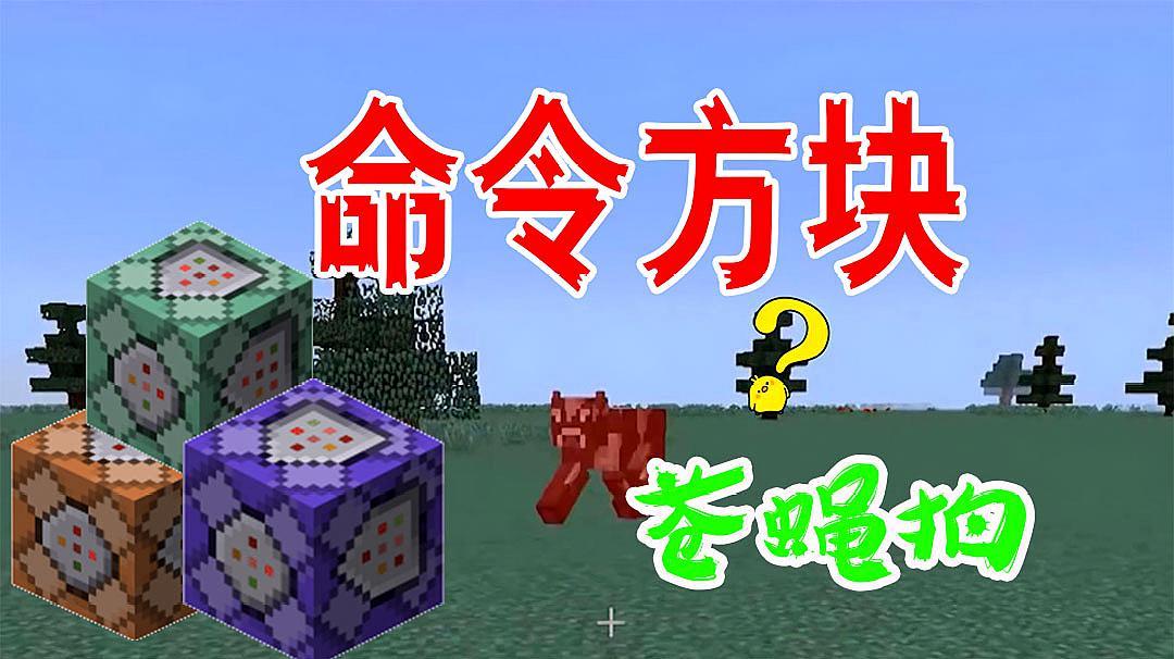 我的世界:超炫酷命令方块,召唤出来一个无敌苍蝇拍