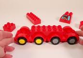 趣味早教:积木搭建大卡车