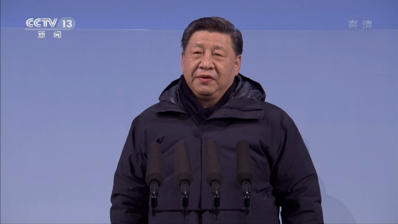 ...第二十四届冬季奥林匹克运动会在北京隆重开幕 习近平出席开幕式并...