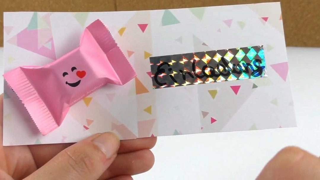 DIY 手工制作 甜美可爱 糖果 甜品 糖纸 派对 贺卡 自制个性 设计