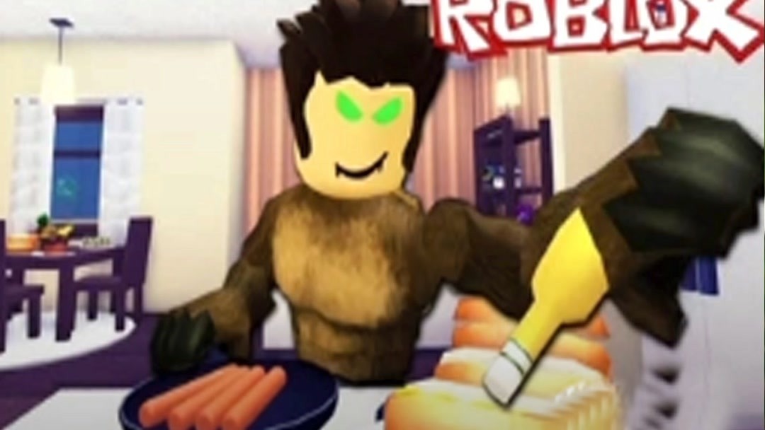 Roblox狼人杀模拟器 屋顶戏耍儿狼人 乐高我的世界 游戏