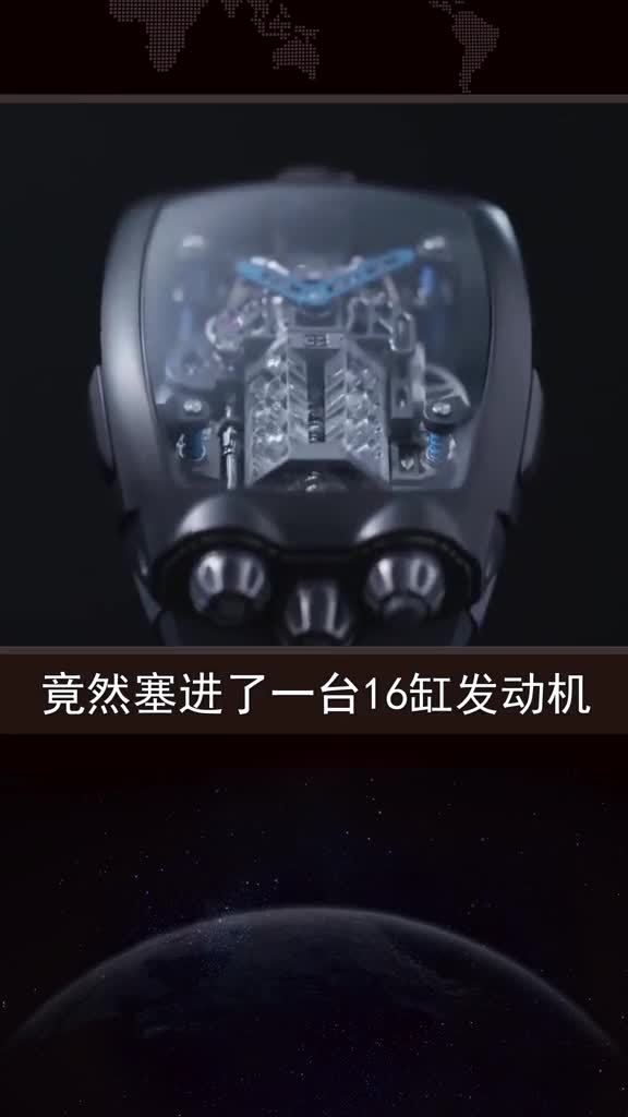 价值200万的布加迪手表,内置16缸发动机,机械运动让人着迷