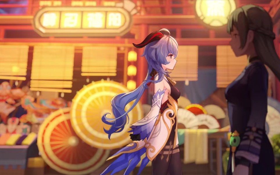【原神】甘雨圣遗物[2角斗+2冰套+冰伤杯]效果展示