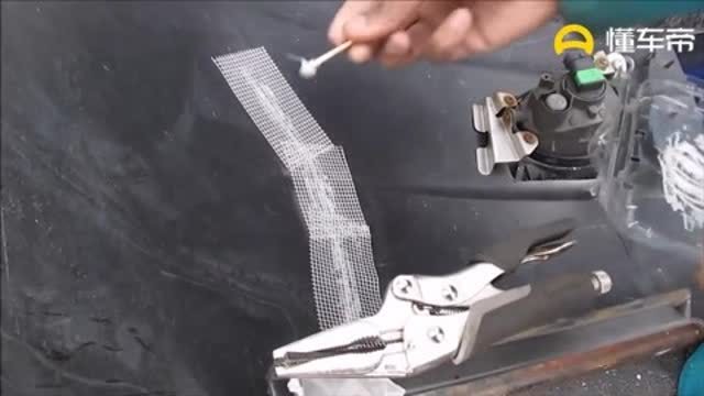 这是我见过最实用的,汽车保险杠破损无痕修复神器,...
