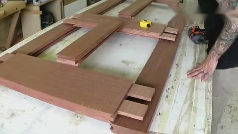 实木门机械加工生产制造及安装全过程