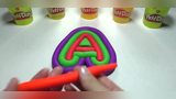 橡皮泥做出英文字母