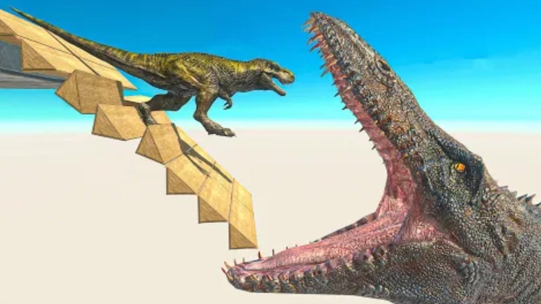 动物战争模拟器:不会摔倒的坍塌梯子