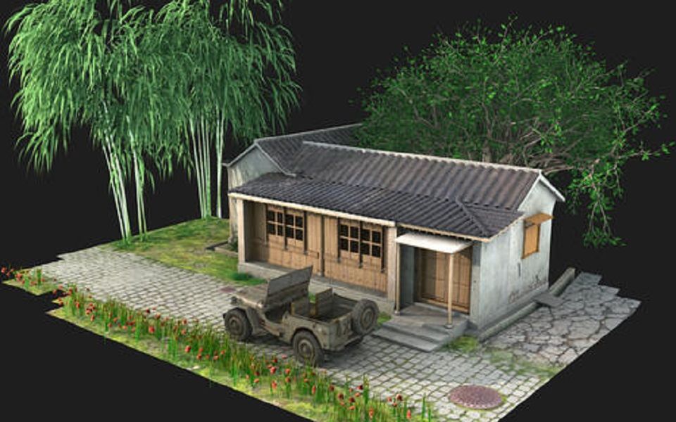 3Dmax场景模型制作教学