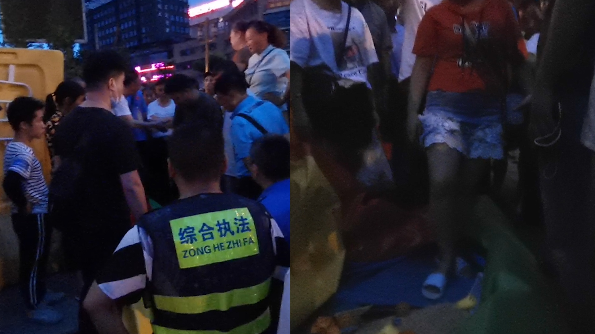 贵州摊贩违规摆摊耍赖不走,城管硬核劝说:我干城管就是得罪人的