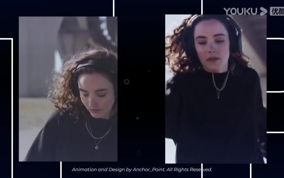 卡片图像排版展示的卡点节奏感快速片头动画AE模板