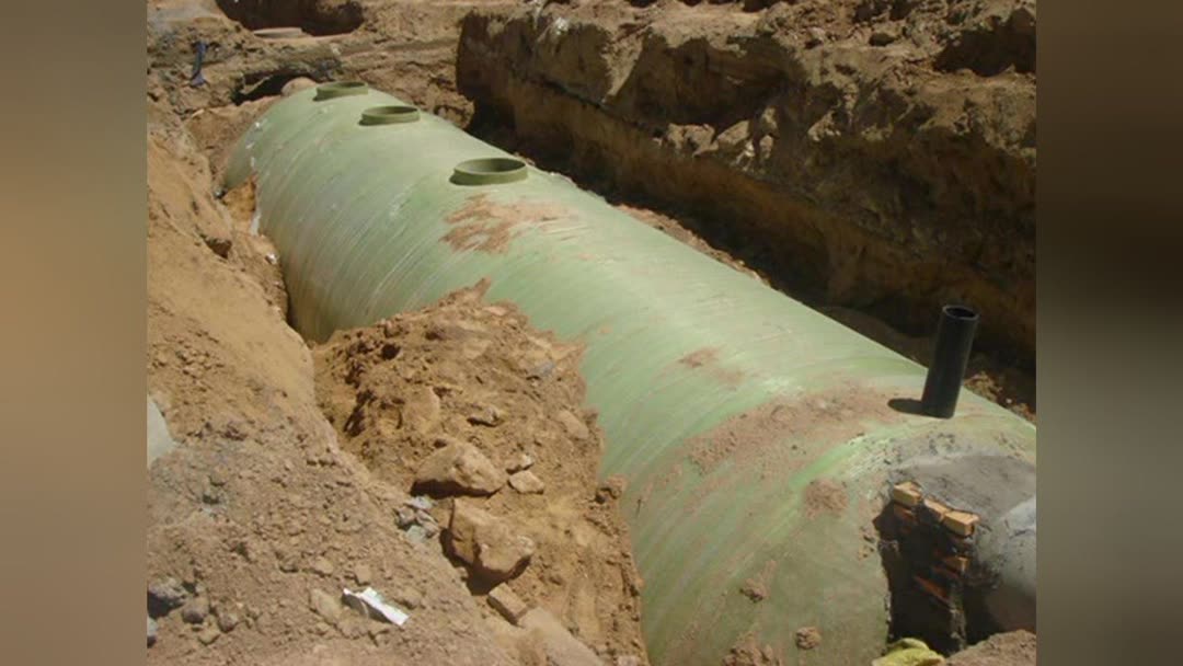 化粪池安装现场