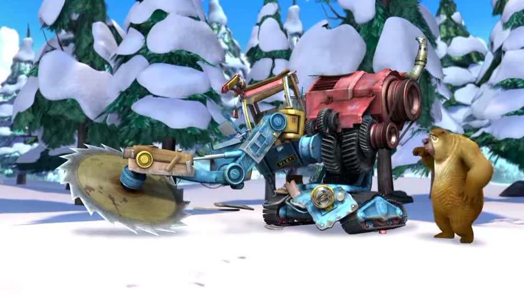 熊出没之过年,熊二决定帮光头强回家过年!