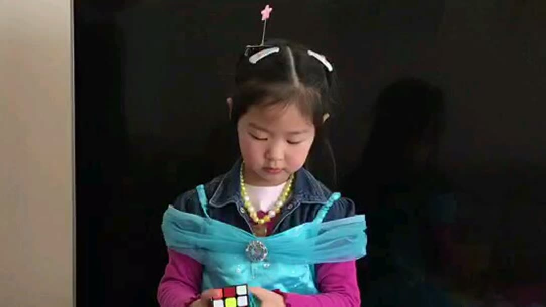 儿童三阶魔方视频
