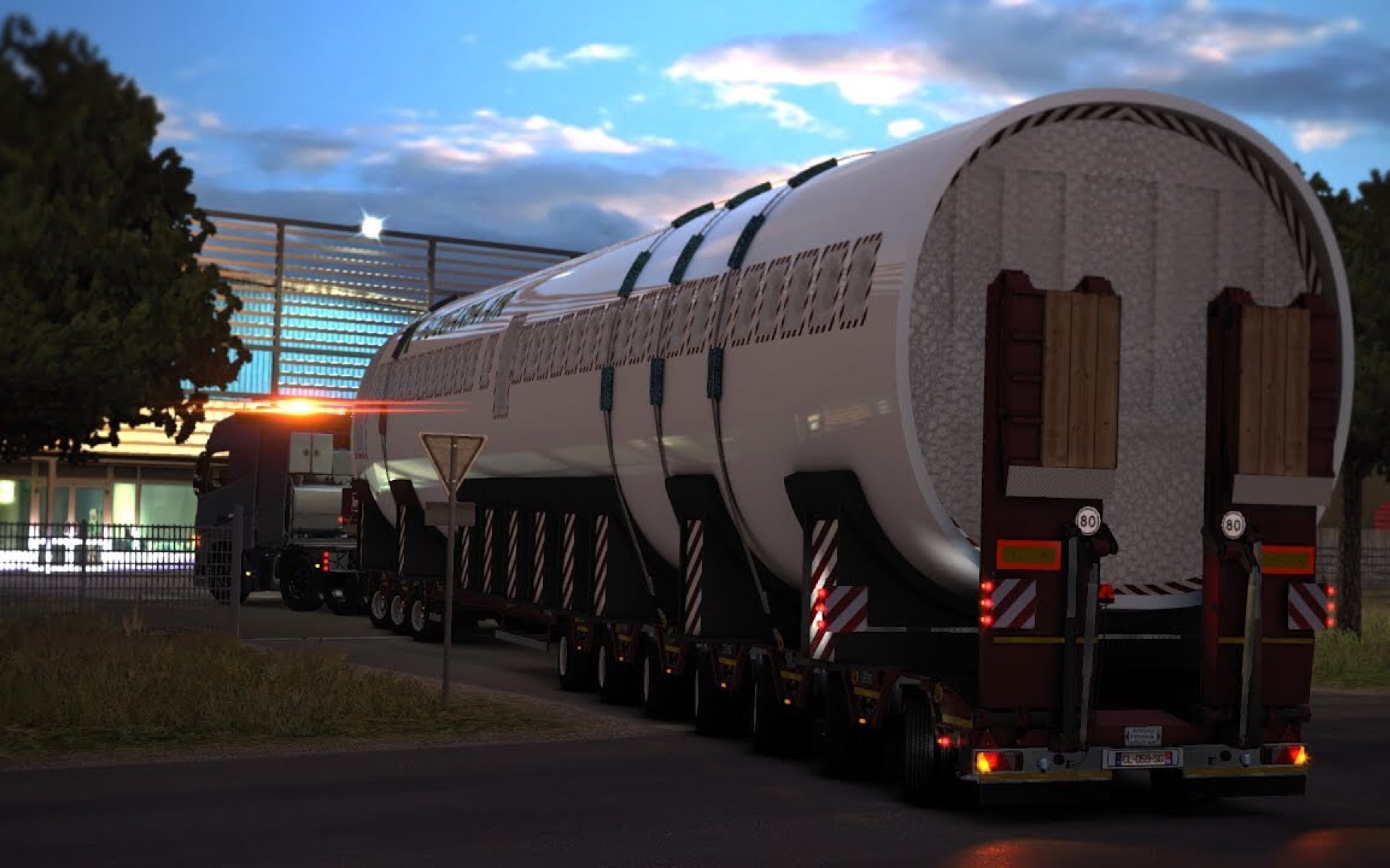 运载空客A319飞机机身Mod- 欧洲卡车模拟2