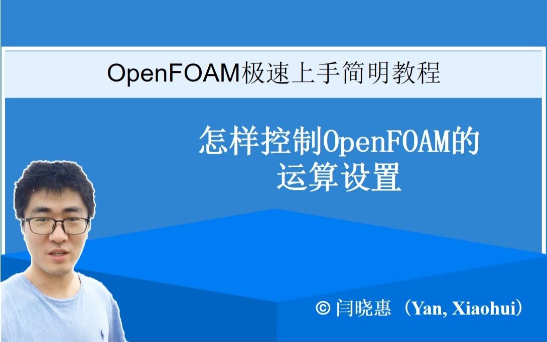 OpenFOAM#a10: OpenFOAM的运算控制 | OpenFOAM极速上手简明...