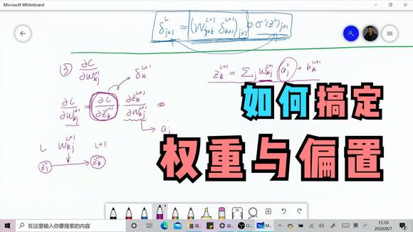 神经网络反向传播算法基本方程:权重与偏置以及阶段总结