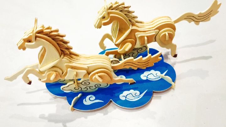 手工3D木质拼图