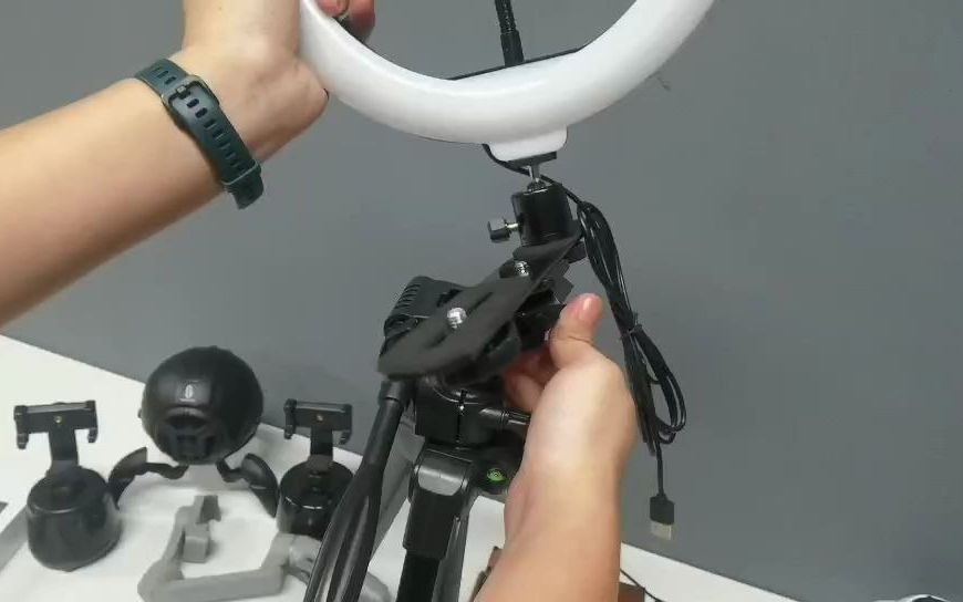 补光灯稳定器支架教学