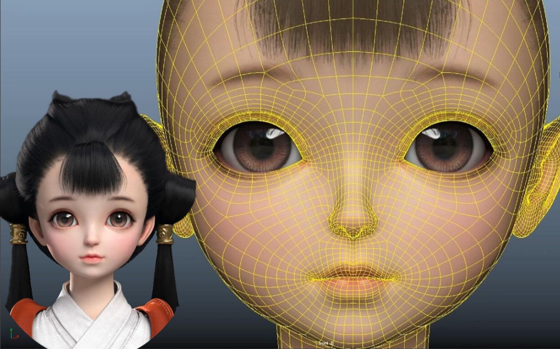 【Maya人物建模】从拉box开始到模型UV贴图,教你零基础制作游戏...