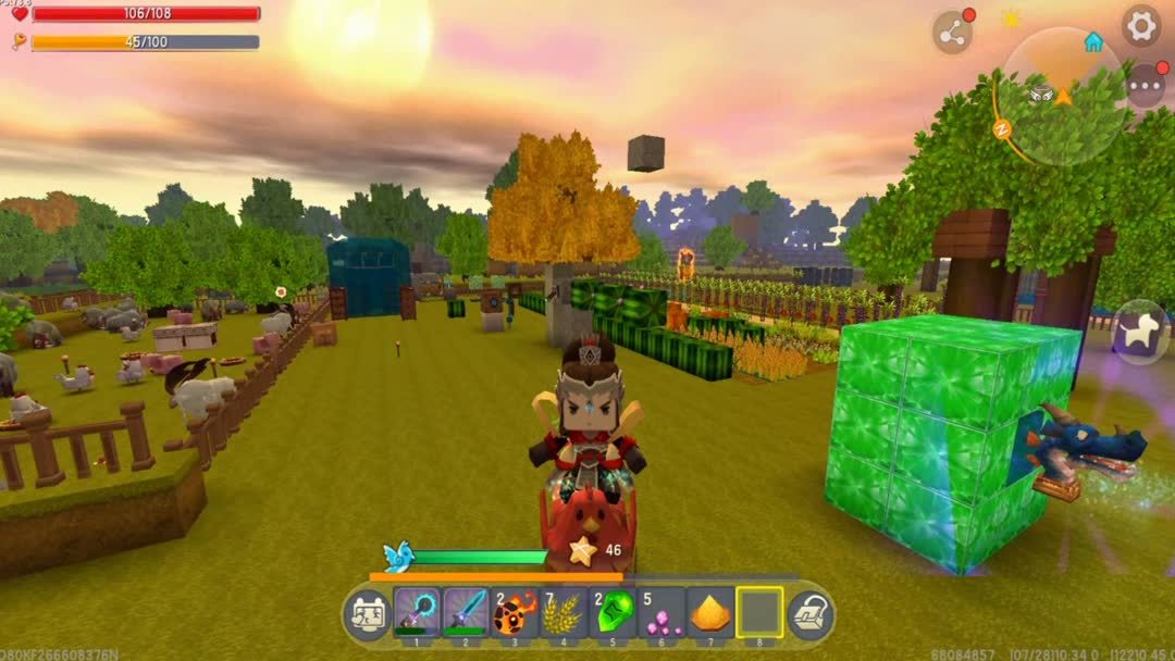 ‌迷你世界飞龙解说:不缺矿的生存117,怎么驯服飞鸡,当坐骑