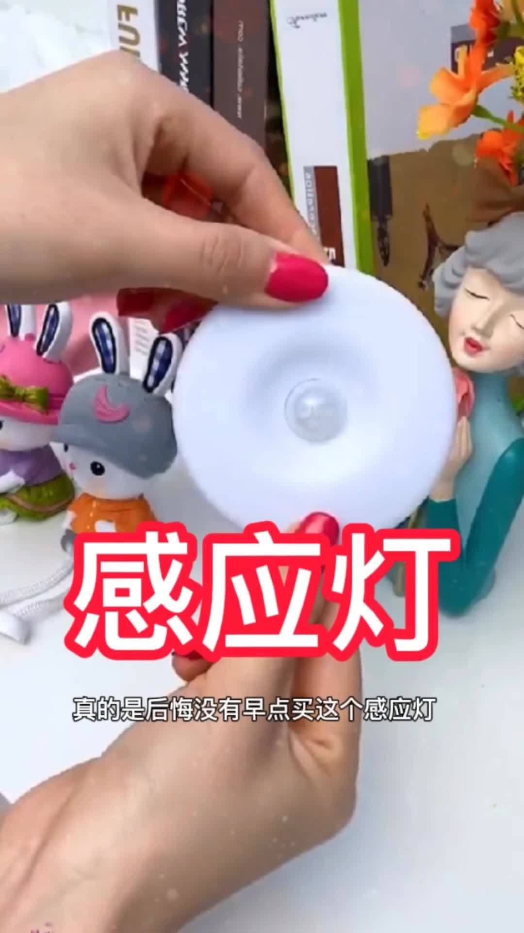 人体感应灯,人来即亮,人走即灭,晚上起床方便多了感应灯