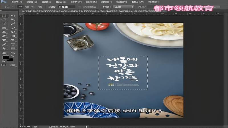 都市领航教育-东莞PS修图培训之PS怎么去除图片上的文字