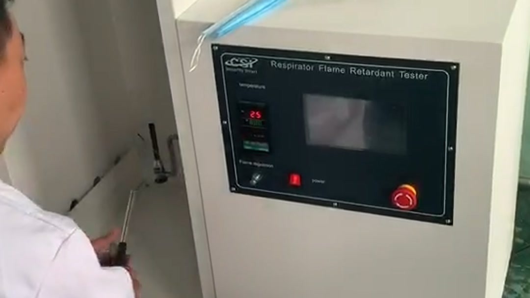 kz阻燃性能测试仪垂直步骤介绍-上海程斯拍摄分享