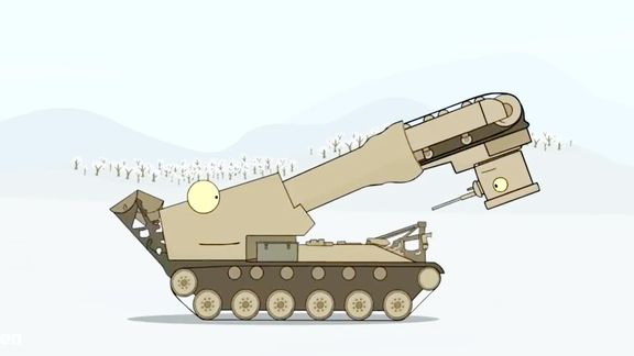 坦克世界动画,巨型榴弹炮坦克vs虎式坦克