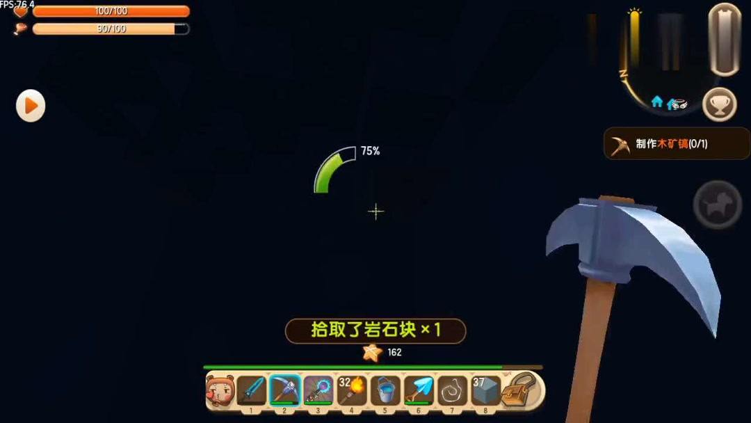 迷你世界:半仙这是捅了蓝晶石的窝吗挖到手软!继续向钻石层进发