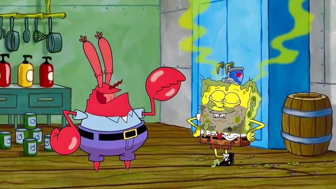 海绵宝宝:房子被人买了,派大星无家可归,只好住在垃圾屋里