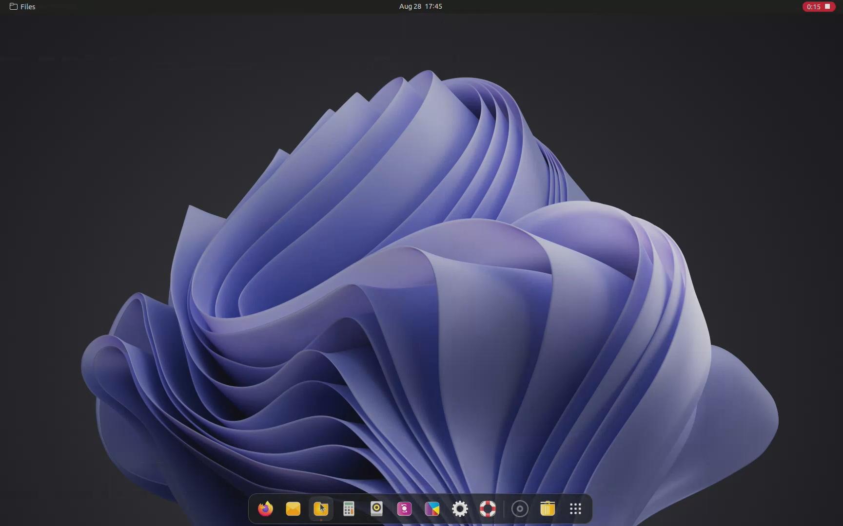 ubuntu系统的黑玻璃桌面主题