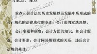 会计法 视频教程 北京师范大学 全44讲