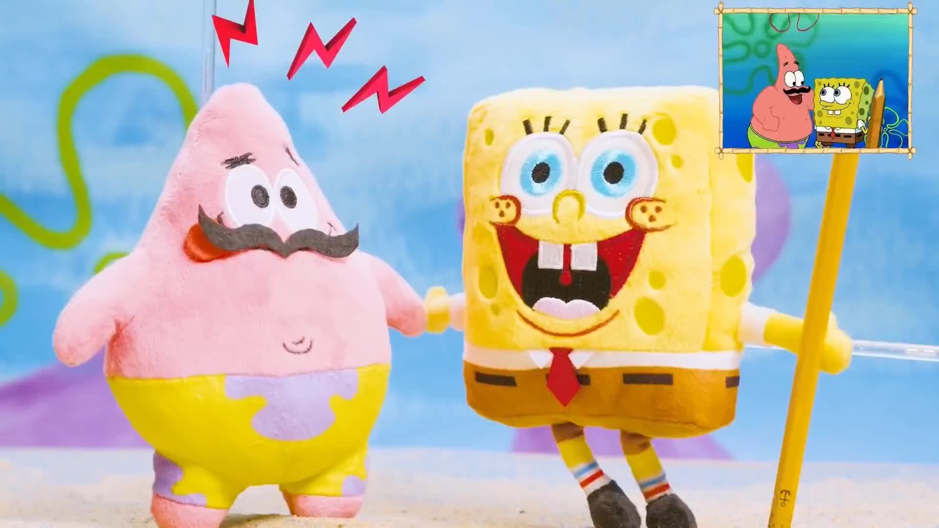 海绵宝宝画出一个铅笔人但没想到却将章鱼哥暴揍这是什么情况呢