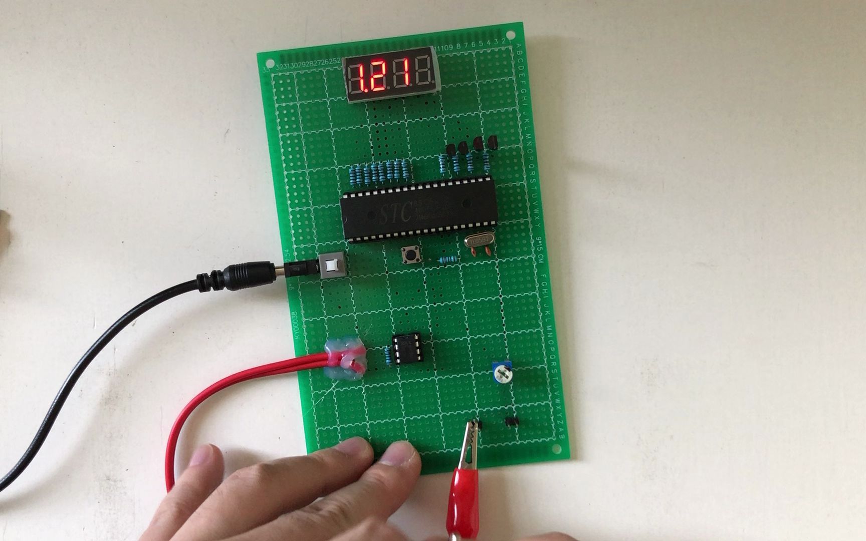 电压表0-5v-数码管显示