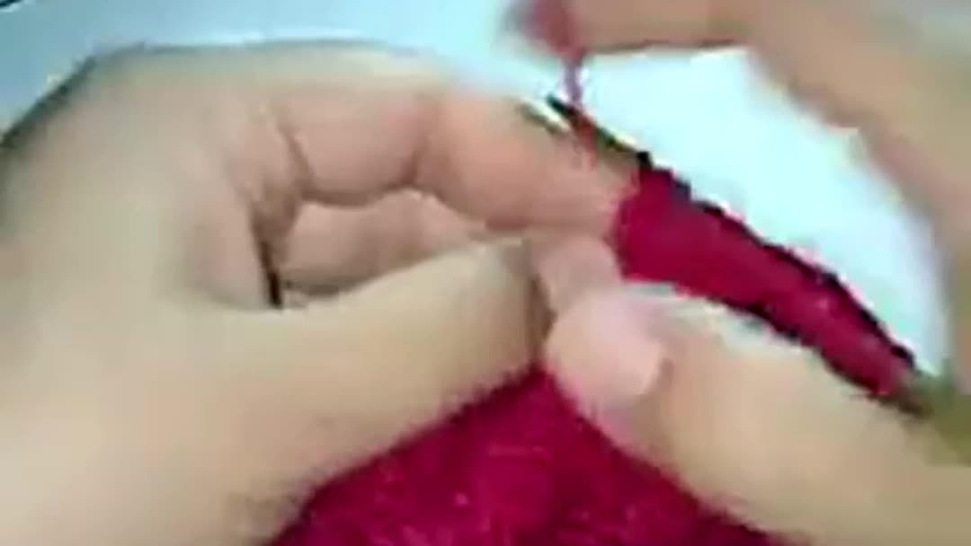 细棒针编织花样 海浪花毛线帽子的织法3
