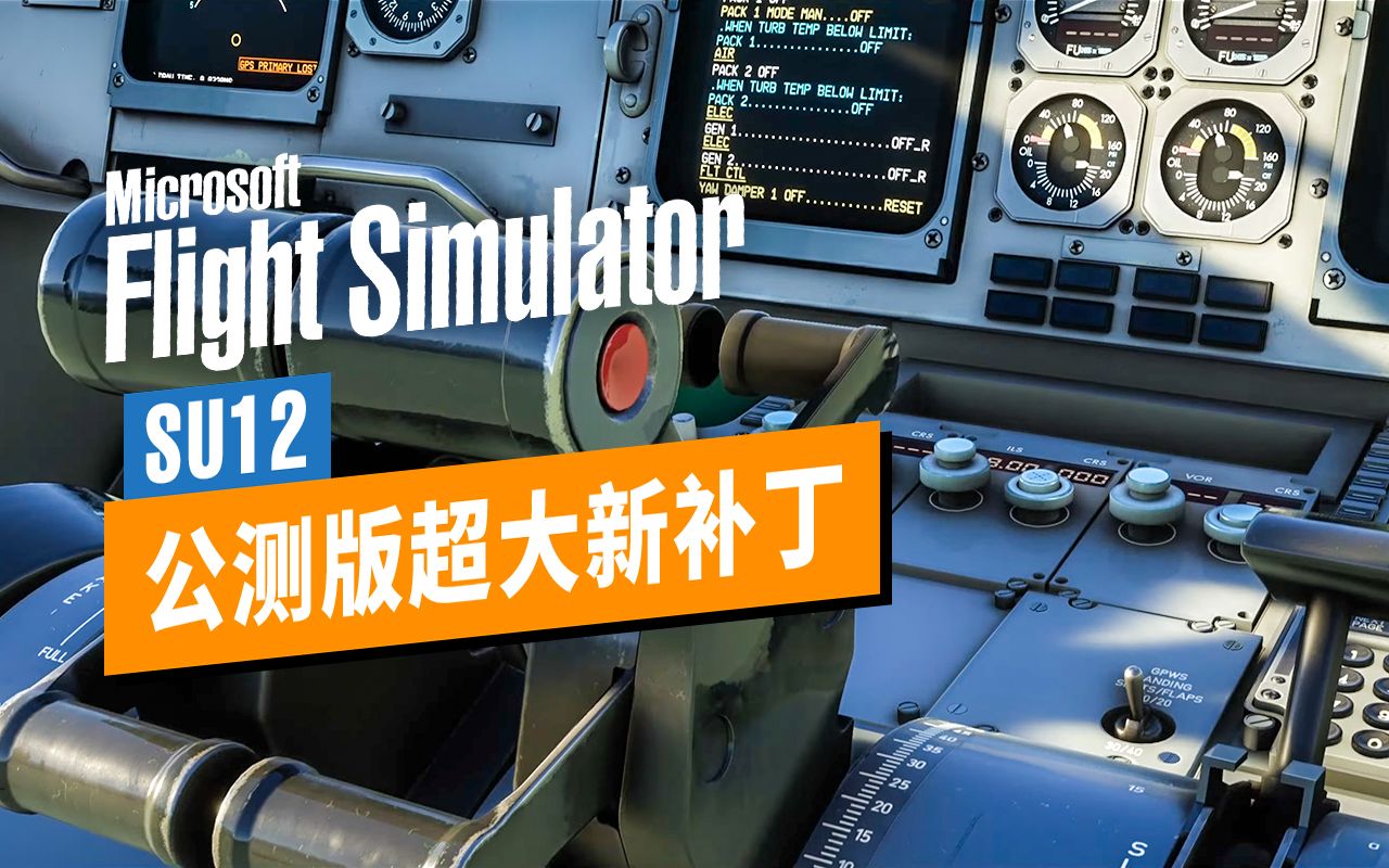 超多优化: A310 & 佳明航电 & 过往世界更新 & 更多 | 微软模拟飞行...