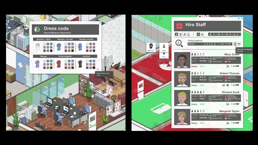 STEAM新游《Project Hospital》中文《医院计划》宣传视频