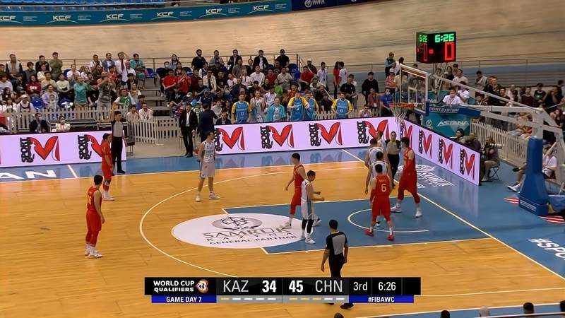 正播中国VS哈萨克斯坦!遭遇对手追分,中国男篮要如何回击?