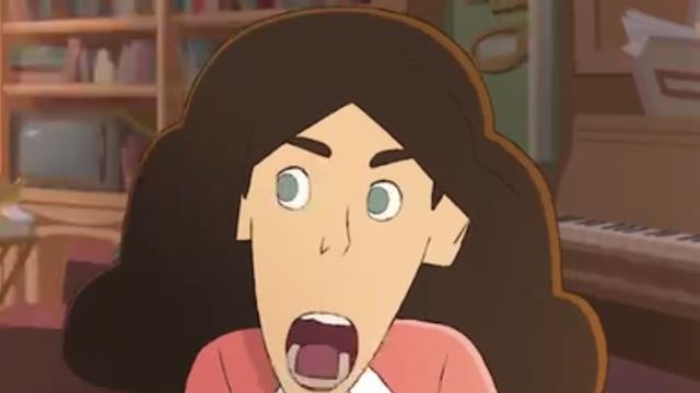 水管漏水了一家人都没人管,还浮在水面上吃大餐,高分讽刺动画