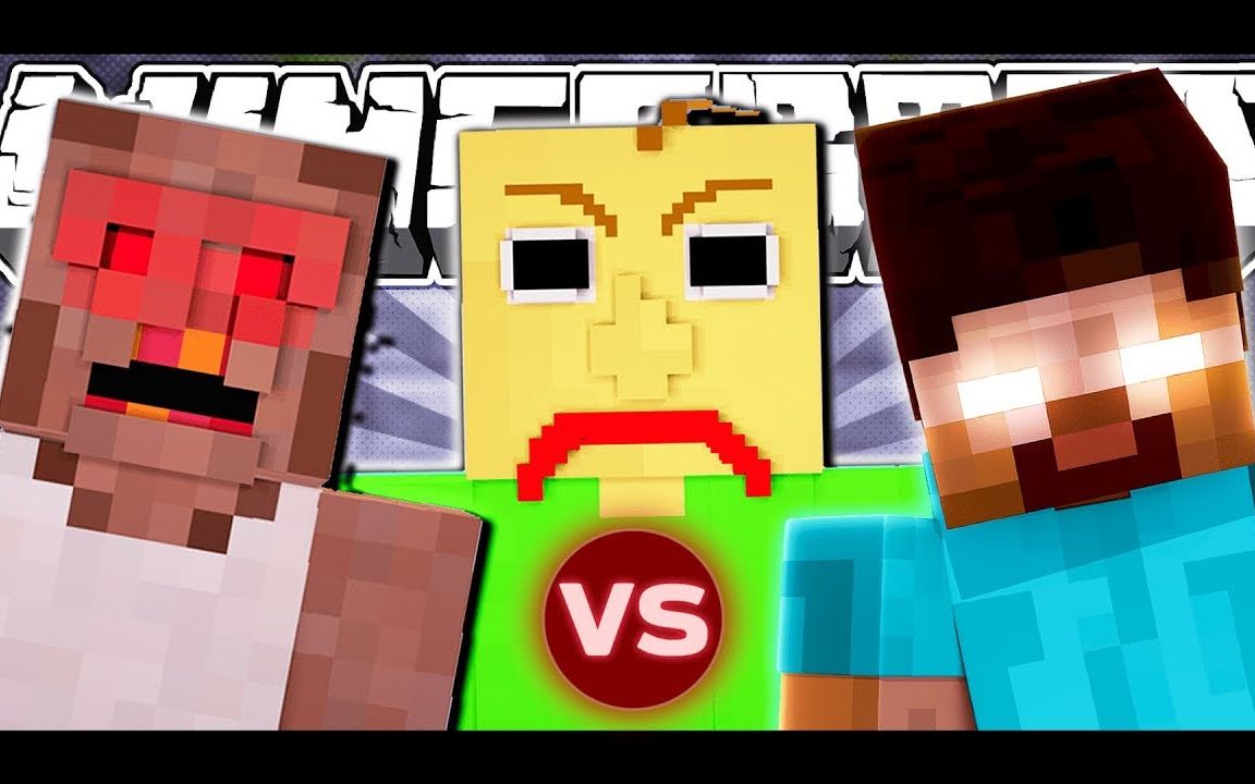 [ExplodingTNT]HIM vs Baldi老师 vs 恶魔奶奶 - MC电影(整集)