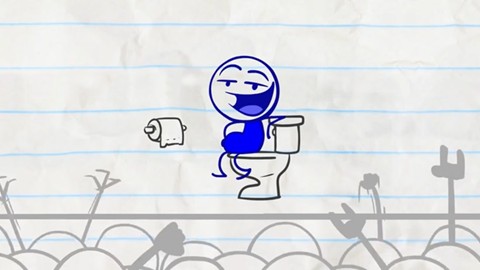 儿童动漫之上厕所