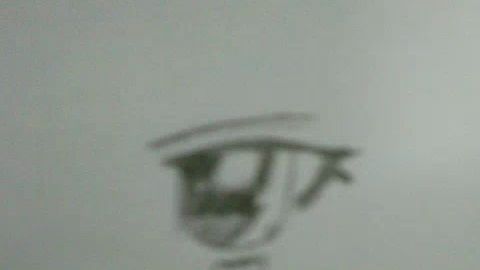 教你用铅笔画一个简单的动漫眼睛