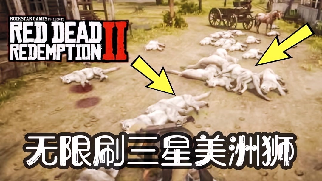 [小煜]荒野大镖客2 线上“无限刷”三星美洲狮方法!