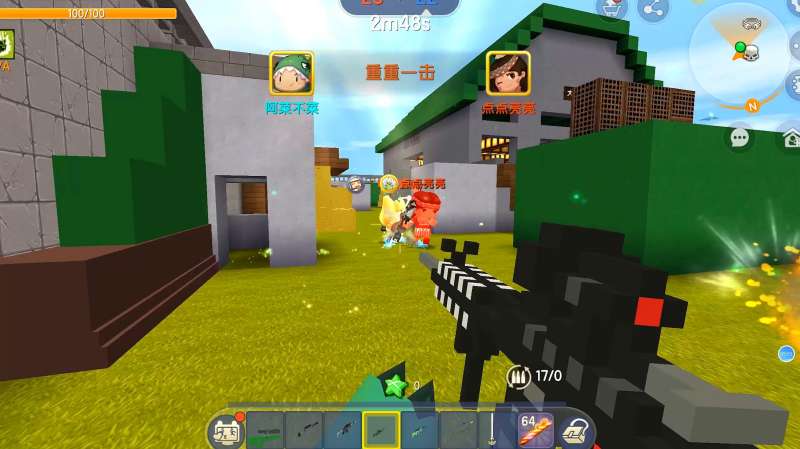 迷你世界:枪战差点把分数追平,房主却退游戏
