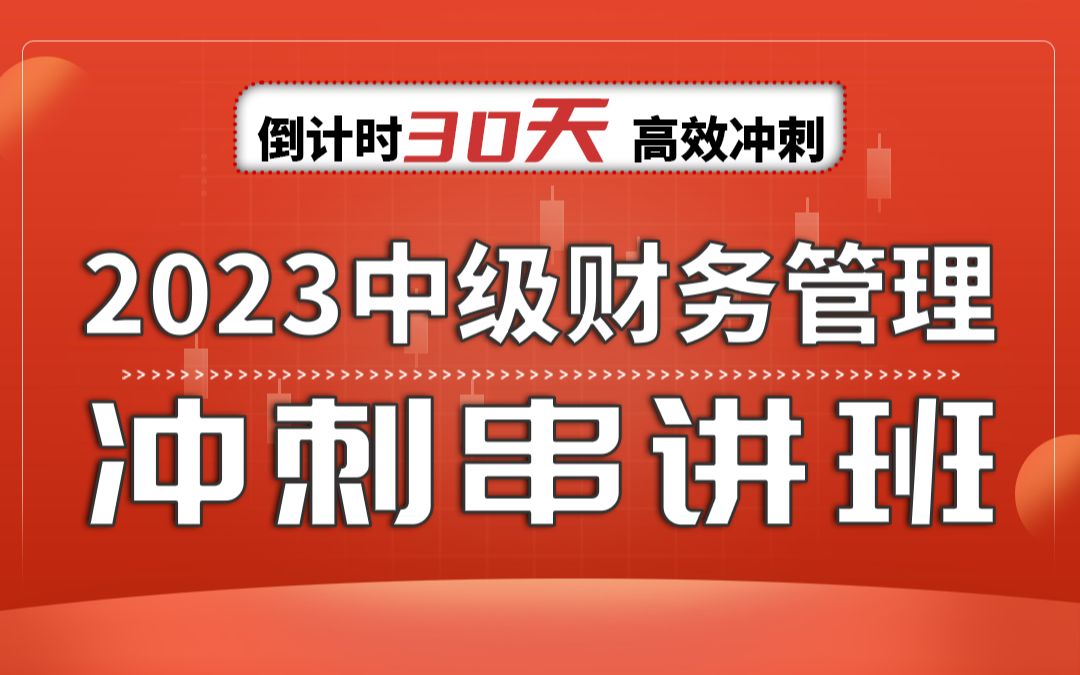 2023思维导图冲刺串讲班-中级财务管理【全部更新完毕】