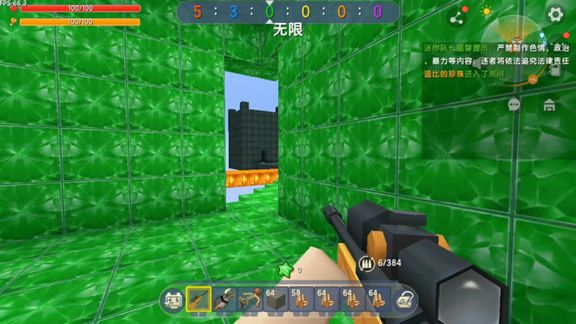 迷你世界:打对面堡垒的人结果被隔壁堡垒打了!