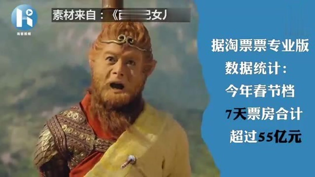 春节档:7天票房突破55亿元