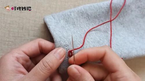 衣服太单调！拿起手工针缝几下，立马像新款，简单漂亮真正用