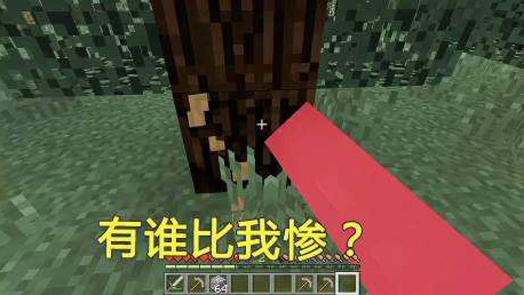 我的世界联机4都怪大蜀,进入石器时代了墨哥还得用手撸树